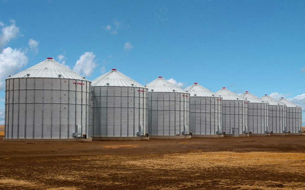 Flat Bottom Grain Bins - Twister | Grain Storage | Flaman Agriculture